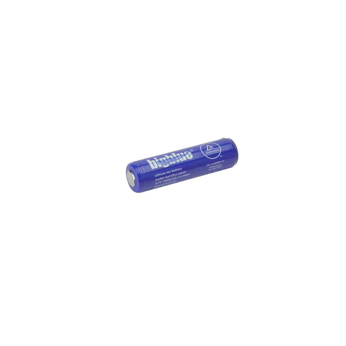 Big Blue Battery Cell 18650 – Scubadelphia DiveSeekers.com