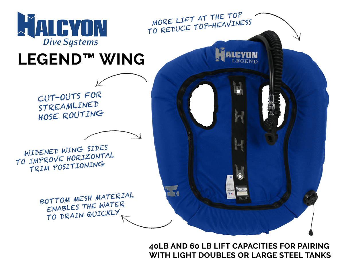 Halcyon Legend Wings – Scubadelphia DiveSeekers.com